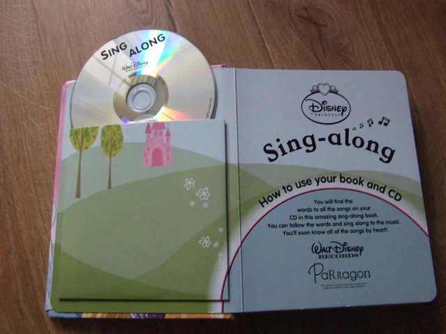 DISNEY PRINCESS SING-ALONG Book & Cd EUR 1,16 - PicClick IT