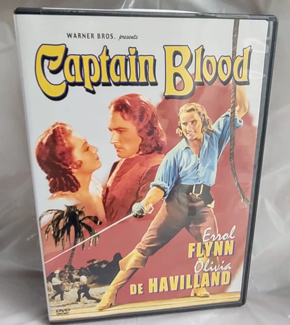CAPTAIN BLOOD (DVD) Errol Flynn & Olivia de Havilland, Warner Bros - d'occasion EUR 1,86 ...