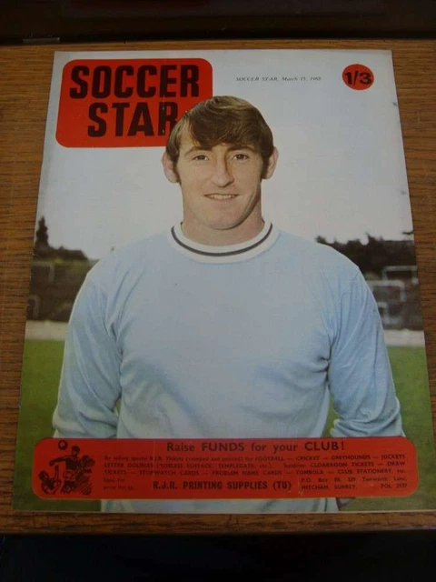 15/03/1968 SOCCER STAR Magazine: Vol 16 No 27 - Coventry City - Ron ...