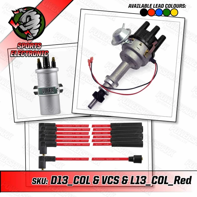 FORD COLOGNE V6 Electronic Distributor with Viper Coil and Red Leads £ ...