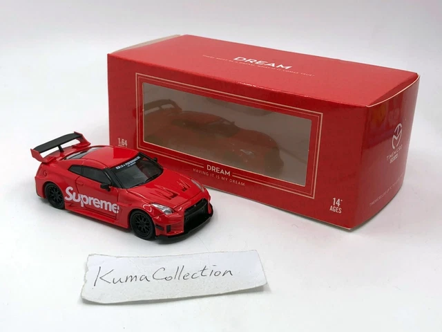 TM TIMEMICRO NISSAN SKYLINE GT-R R35 Supreme 1/64 Diecast Scale Model ...