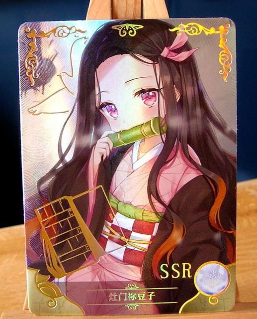 NEZUKO KAMADO DEMON SLAYER CARTE SSR Goddess Story Holo Card NS-08 EUR ...