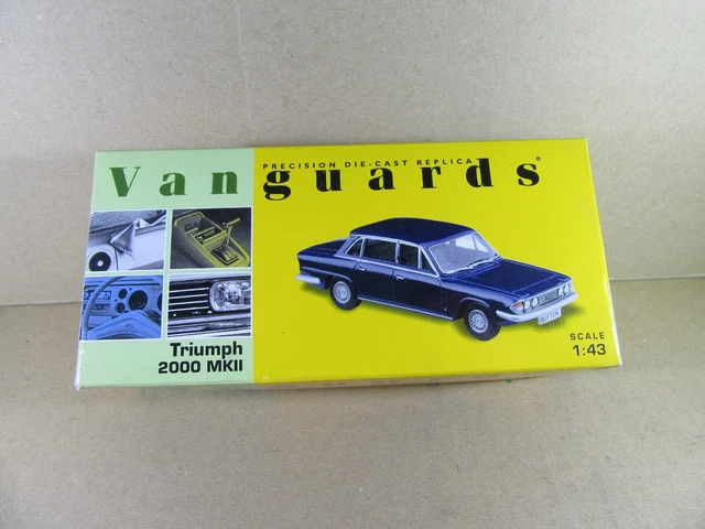 956U VANGUARDS VA08200 China Schachtel Leere 1:43 für Triumph 2000 Mkii ...