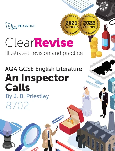 GCSE AQA ENGLISH Literature An Inspector Calls Illustrated Revision and ...