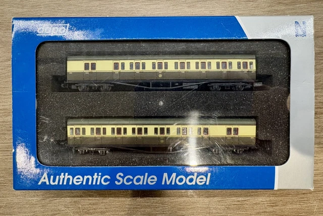 DAPOL 2P-003-003N “B” Set Coach Twin Pack in Great Crest Western with ...