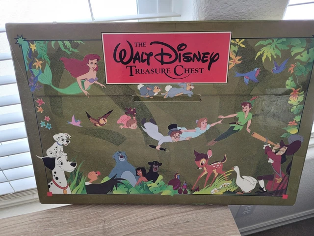 VINTAGE THE WALT Disney Treasure Chest 1991 Set Of 3 Oversized Books. £ ...