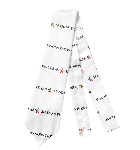 MASONIC OES ORDER of Eastern Star Masons Texas Tie £9.99 - PicClick UK