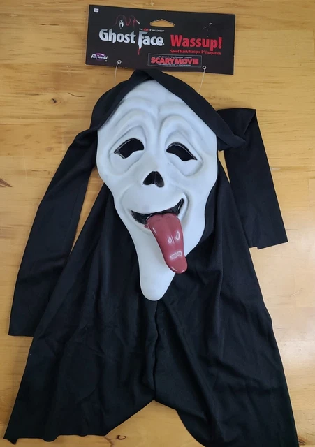Scream Ghostface Scary Movie Whassup Spoof Tongue Stoned Mask New Wassup £4119 Picclick Uk