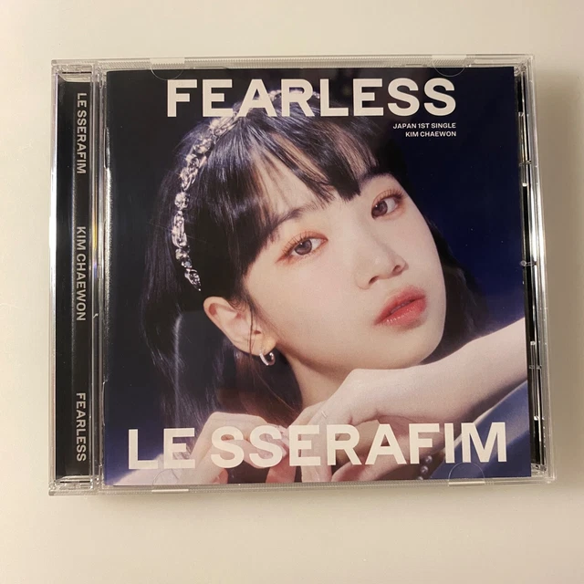 LE SSERAFIM FEARLESS CHAEWON First Edition CD Japan 1st Single (NO ...
