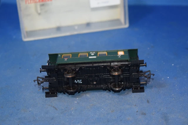 FLEISCHMANN 5052 'H0' 4 Wheel Balcony Coach 2nd/3rd 'Asbach' ((Lights ...