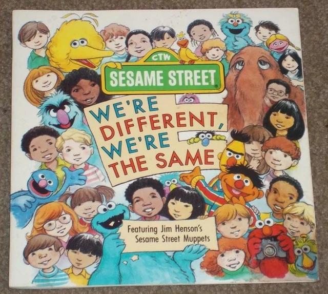 SESAME STREET WE'RE Different' We're The Same, Different Cover, 1992 ...