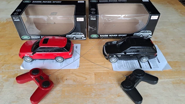 2 X RASTAR Radio Control Range Rover Sport 1:24 Working DIFFERENT ...