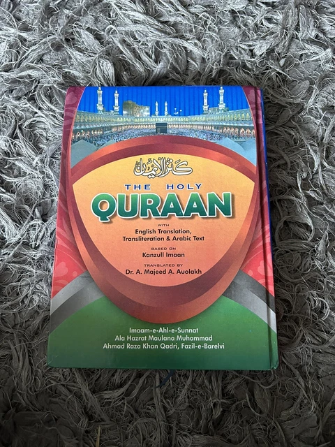 QURAN WITH ENGLISH Translation, Transliteration & Arabic Text £15.75 ...