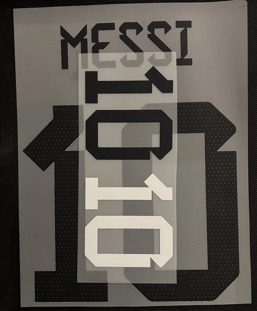 NIÑO KID NAME Set #10 Messi Argentine Argentina Home 3 Stars 3 Etoiles ...