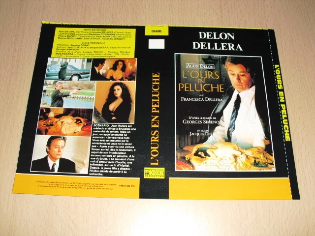 Jaquette Vhs Lours En Peluche Alain Delon Eur 350 Picclick Fr
