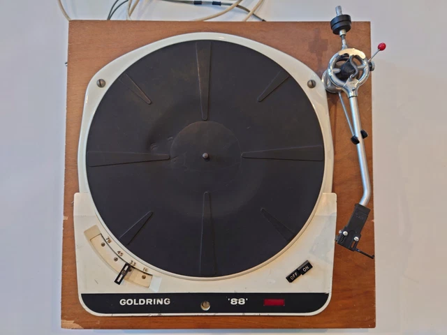 GOLDRING G88 TURNTABLE with ACOS Hi-Light Tonearm & Shure M75ED Type 2 ...