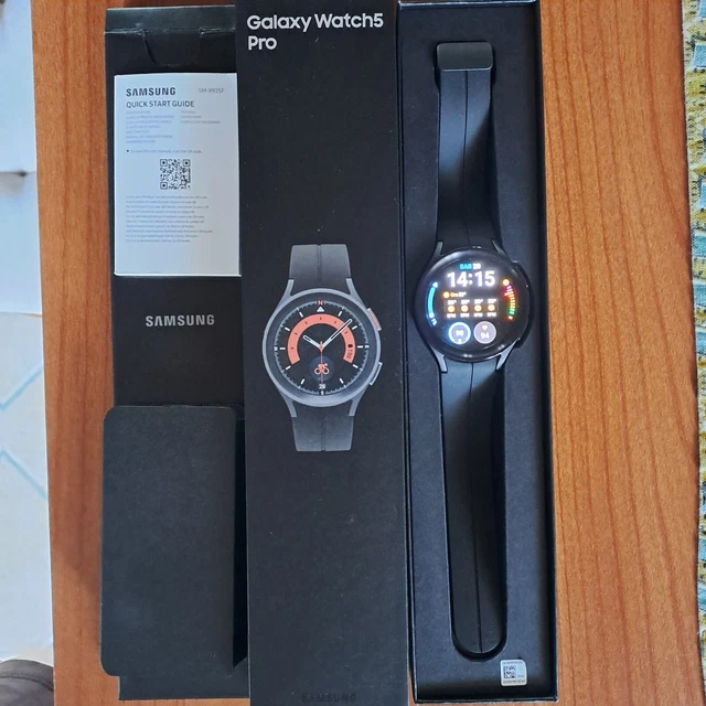 SAMSUNG GALAXY WATCH5 Pro LTE 45mm Cassa Nera in Titanio SM-R925F EUR ...