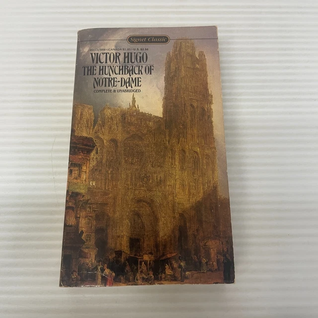THE HUNCHBACK OF Notre Dame Classic Paperback Book by Victor Hugo ...