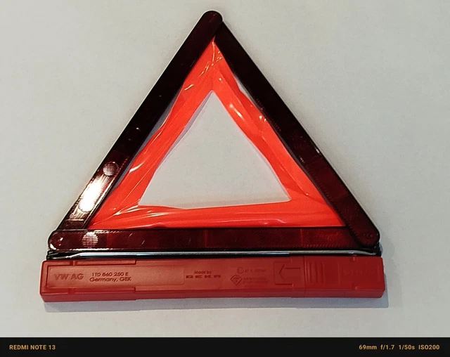 NEUF + ORIGINAL VW Ag Triangle de Signalisation Avec Conteneur ...