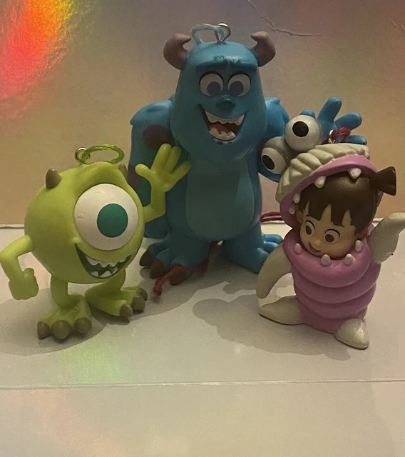 DISNEY BOO, MIKE Wazowski and Sully Monsters Inc Christmas Ornaments £19.06 - PicClick UK