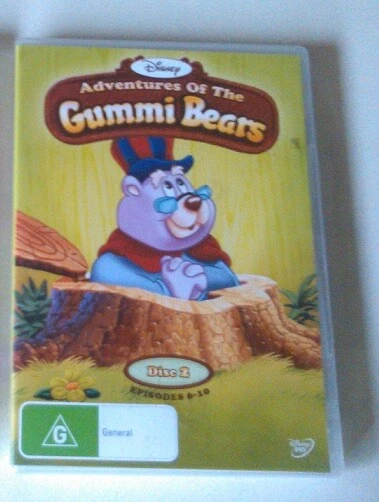 ADVENTURES OF THE GUMMI BEARS VOLUME 2 dvd REGION 4 disney RARE cartoon ...