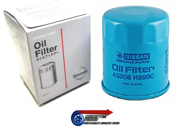 GENUINE NISSAN OIL Filter 15208-H890C - For R32 GTST Skyline RB20DET ...