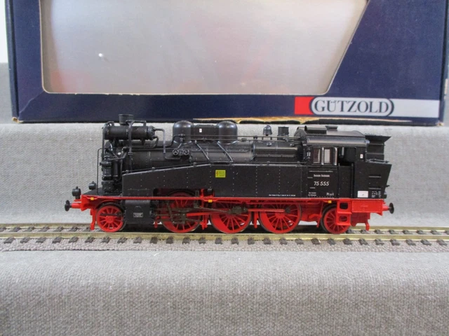 GÜTZOLD SPUR H0 40100 Dampflok BR 75 der DR DC DSS Analog in OVP EUR 359,90 - PicClick DE