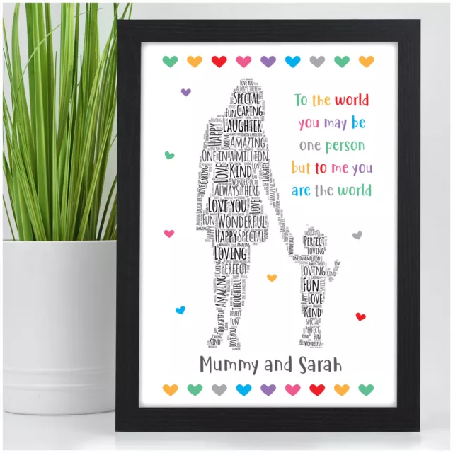 PERSONALISED MUM MUMMY and Children Son Daughter Christmas Gifts Nanny Nan Mom 4.95 PicClick UK