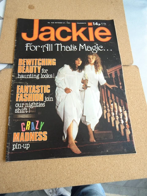 JACKIE MAGAZINE OCT 31st 1981 Madness poster £8.52 - PicClick UK