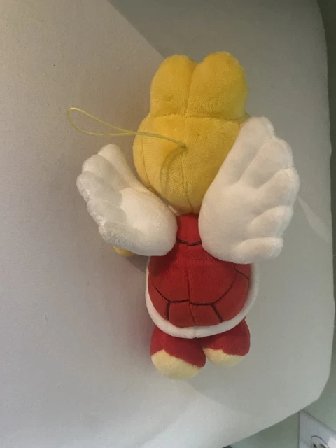 8” RED KOOPA Troopa Super Mario Bros Flying Turtle Plush Toy Stuffed ...