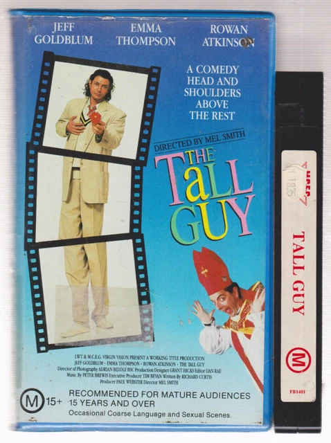 RARE VHS VIDEO Tape THE TALL GUY Ex-Rental Clamshell Goldblum Atkinson ...