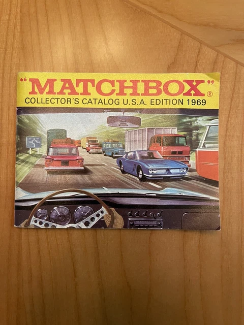 CATALOGUE COLLECTOR VINTAGE 1969 Matchbox - Edition USA - Excellent ...