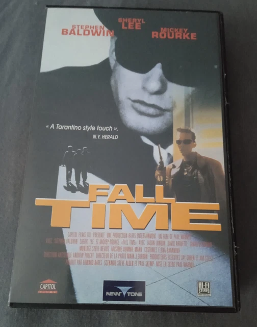 FALL TIME RARE VHS oringinale avec Mickey ROURKE, Sheryl LEE... EUR 2 ...