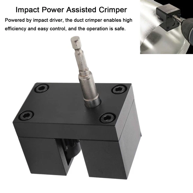 IMPACT DRIVER AND Power-Assisted Sheet Metal Crimper Duct Swaging Tools ...