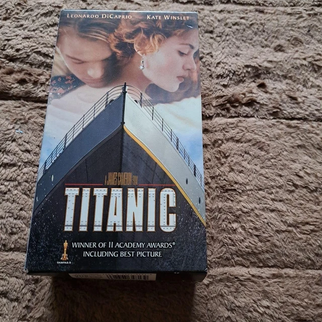 TITANIC VHS 2-CASSETTE Set, THX Digital Remastered, Oscar Winner, Used ...
