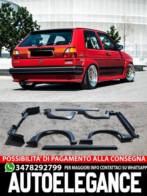 KIT CARROSSERIE COMPLET VW VOLKSWAGEN GOLF MK2 3&5 portes look Kamei ...