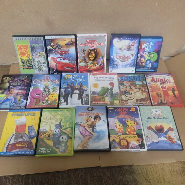 LOT OF 105 DVD Cartoon Family Children Classic Animated Kid Disney ...