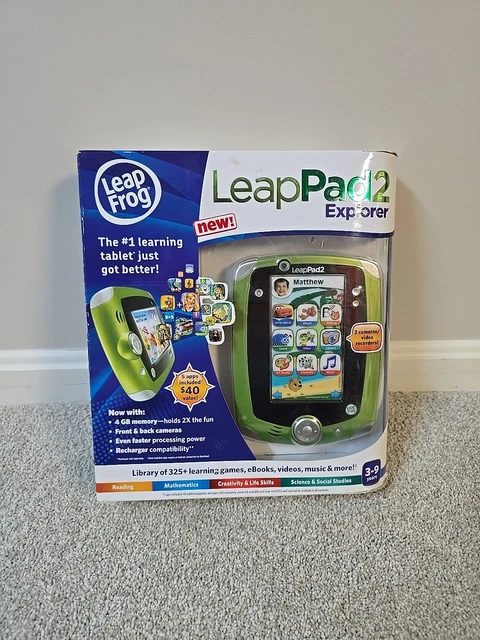 LEAPFROG LEAPPAD 2 Explorer Learning System: Green Edition Leap Pad 2 ...