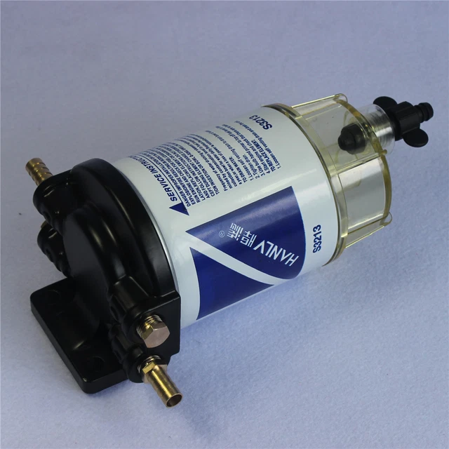 3/8& NPT FUEL Filter / Water Separator System S3213 for Marine outboard ...