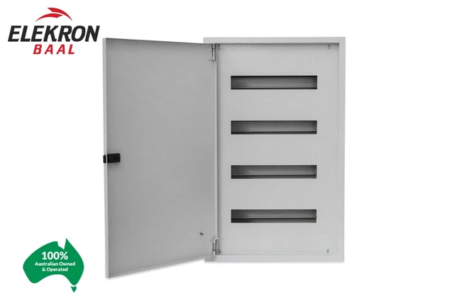 DIN RAIL ENCLOSURE SwitchBoard-Distribution Box-4x24 Pole- MCB RCD C ...