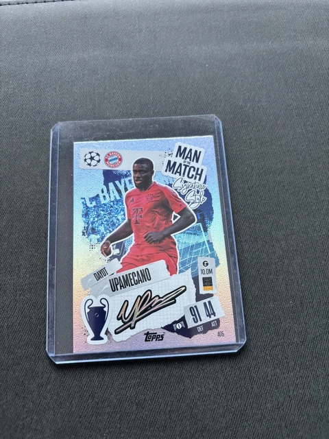 DAYOT UPAMECANO MOM signature style Match attax #405 £1.75 - PicClick UK