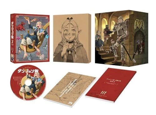 CAJA DVD DELICIOUS in Dungeon Vol.2 Anime Dungeon Meshi Region 2 ZMSZ ...