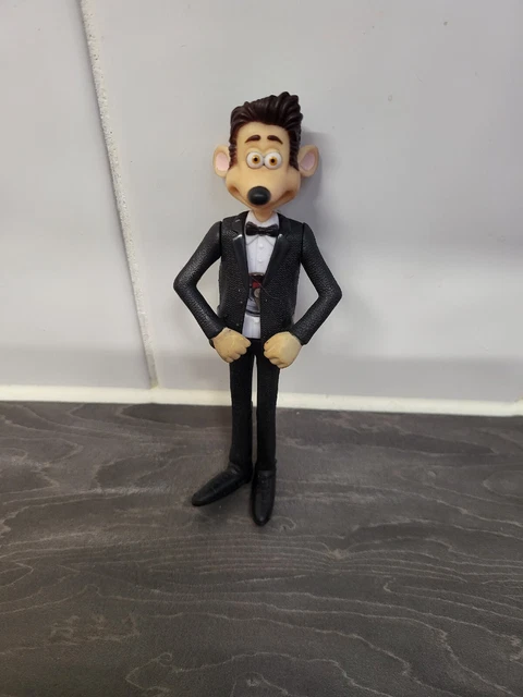 FLUSHED AWAY RODDY Rat Figure Compass Toy Figure 5" Aardman 2006 ...