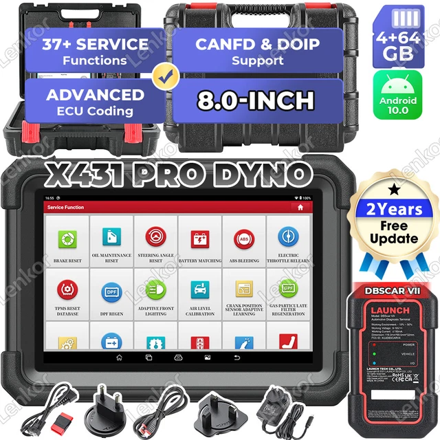 LAUNCH X431 PRO TT DYNO PRO 5 Outils Diagnostics OBD Système Complète ...
