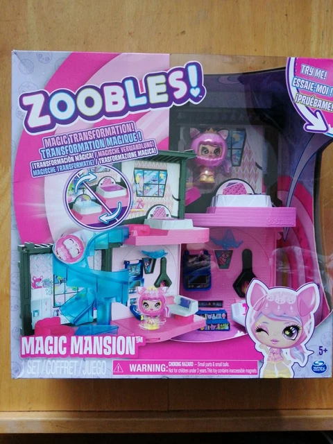 ZOOBLES MAGIC MANSION Transforming Playset, Exclusive Figure BrandNew ...