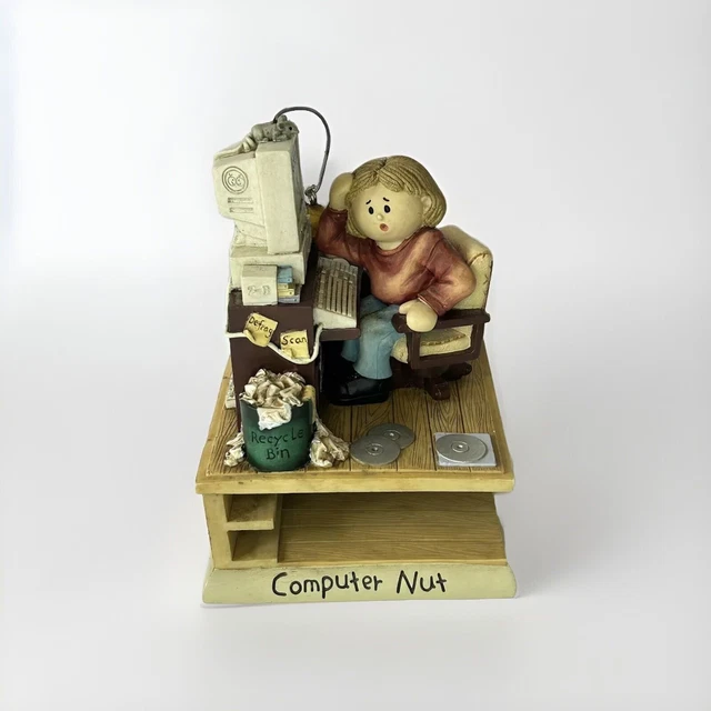 VINTAGE ZINGLE BERRY Computer Nut Resin Ornament - 1999 Pavilion Gift Co £18.33 - PicClick UK