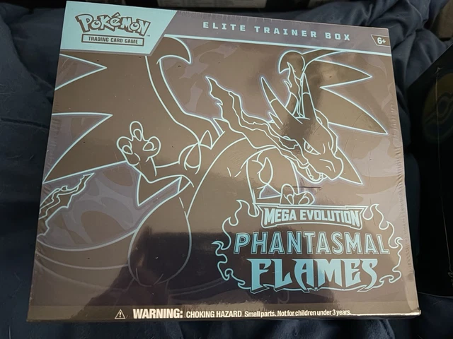 POKÉMON MEGA EVOLUTION Phantasmal Flames Elite Trainer Box ETB Sealed ...