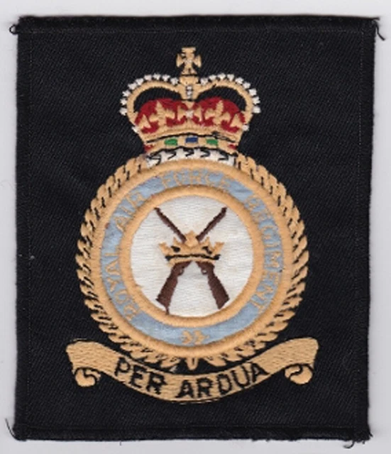 RAF PATCH REGT Royal Air Force Regiment Crest Patch 117mm 98mm EUR 10 ...