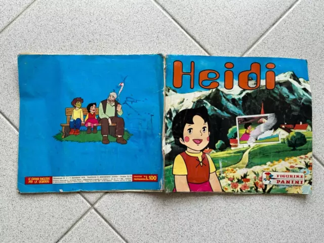 ALBUM FIGURINE PANINI Heidi 1978 completo da recupero EUR 9,99 ...