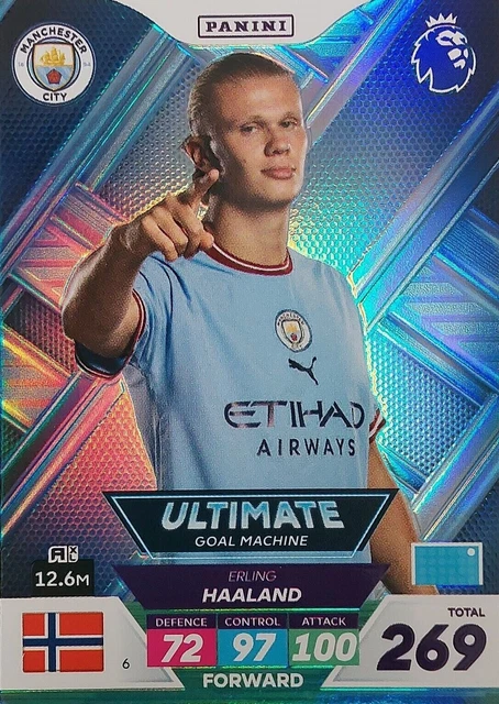 PANINI ADRENALYN PREMIER League Plus 2023 Erling Haaland Ultimate Card ...